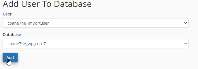 Importing Mysql Database Using Ssh Command Line Cpanel Help